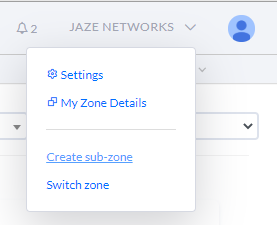 Creating a sub-zone - Documentation - Jaze ISP Manager